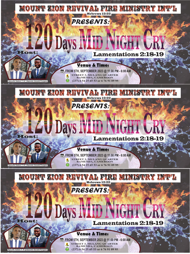 Revival Program FLYERS | PDF