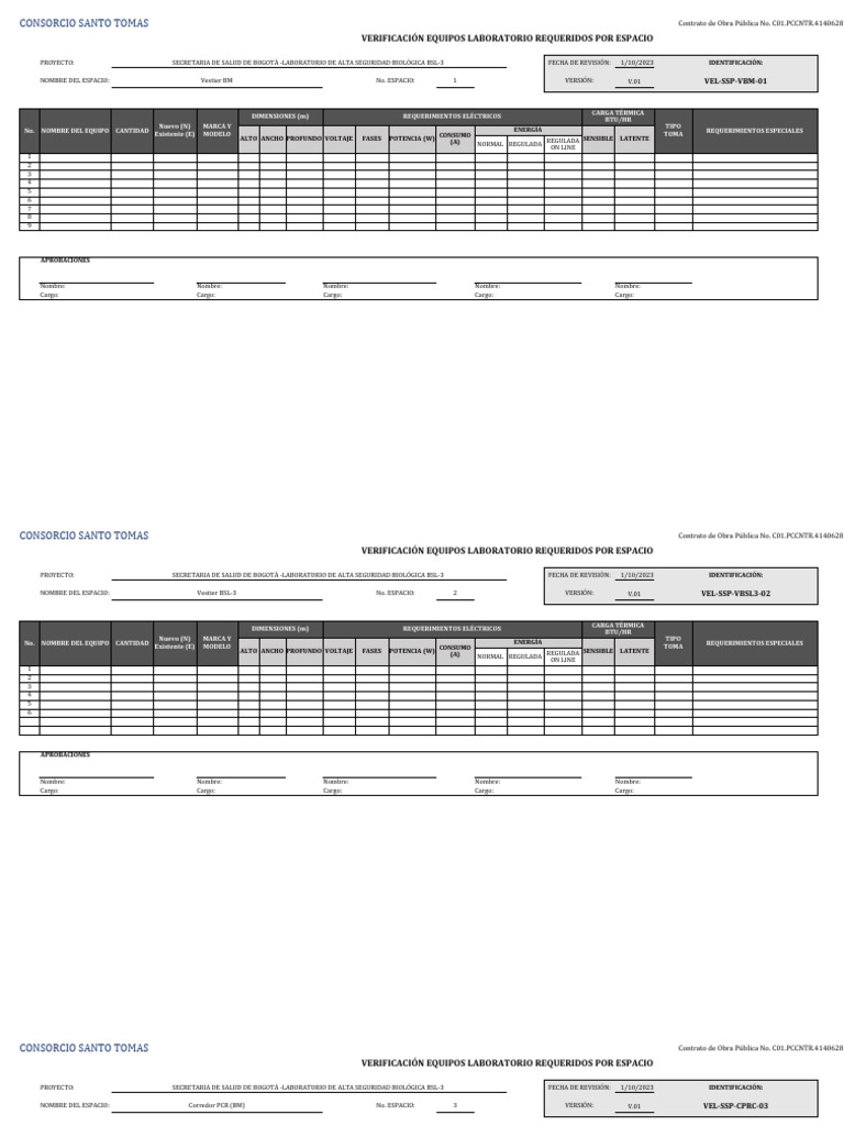 Rev - EQUIP - LABO - ESPACIO - v3 JJGC SG LSP - Ener 25 | PDF | voltaje | Naturaleza