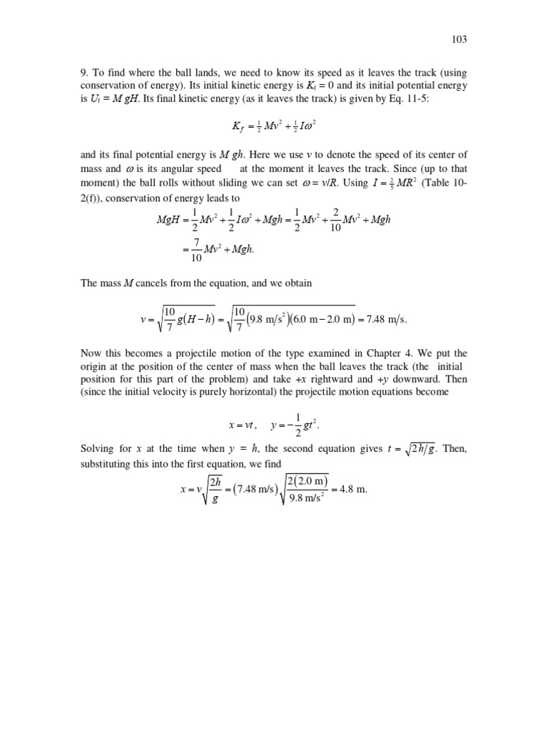 ISV SM Ch11 | PDF | Rotation Around A Fixed Axis | Rotation