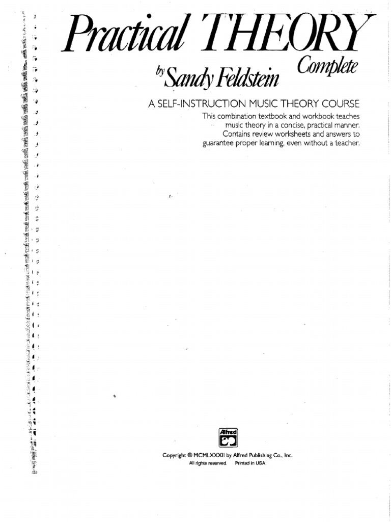 Music Theory Book | PDF