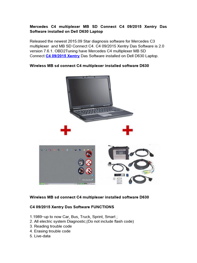 Dokumen - Tips Mercedes c4 Multiplexer MB SD Connect c4 092015 Xentry ...