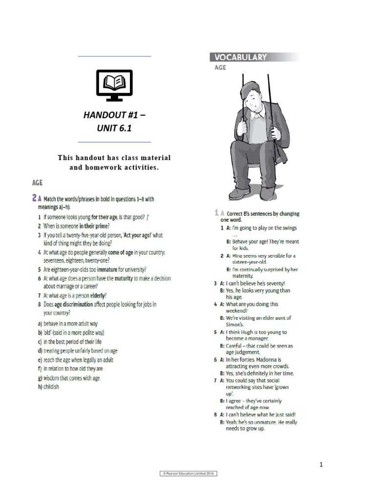 Handout #1 Unit 6.1 | PDF