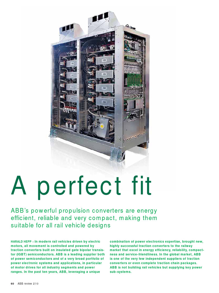A Perfect Fit | PDF | Rail Transport | Power Electronics