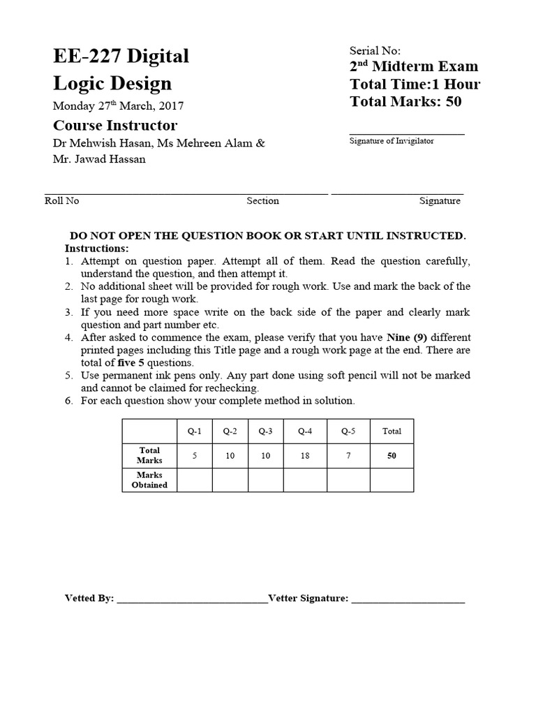 Sessional II Spring 2017 | PDF | Computing | Computer Engineering
