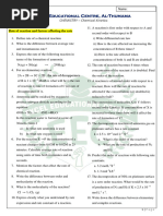 Class 12 Chemistry CBSE PYQ Chapter Wise Topic Wise | PDF | Reaction ...