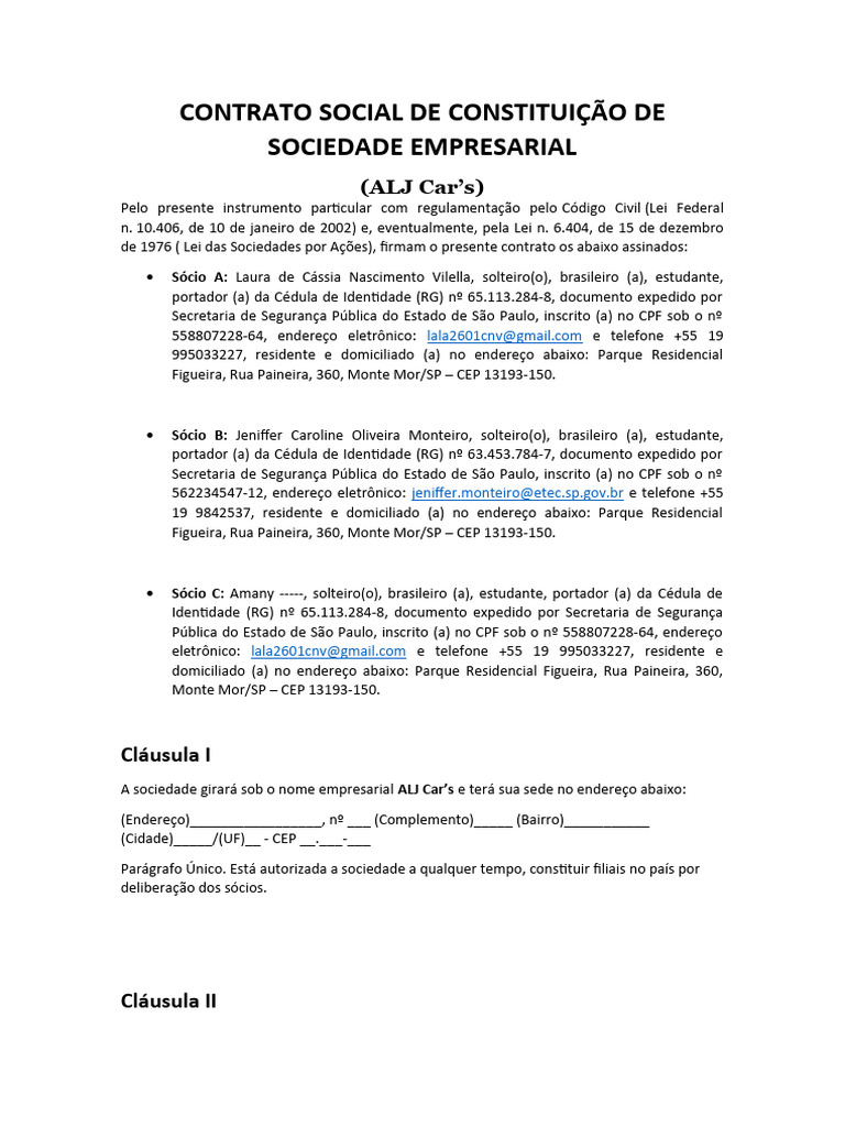 Contrato Social | PDF