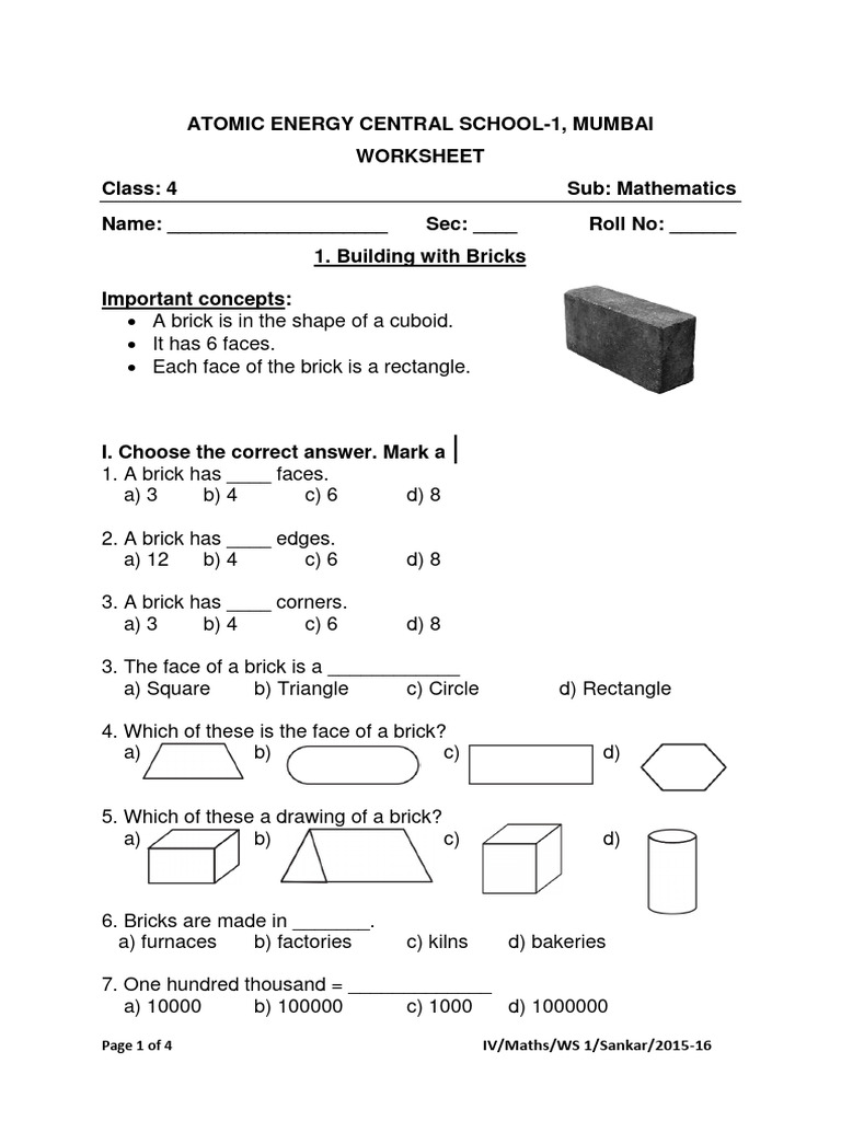 Building With Bricks | Download Free PDF | Mathematics | Euclidean Geometry