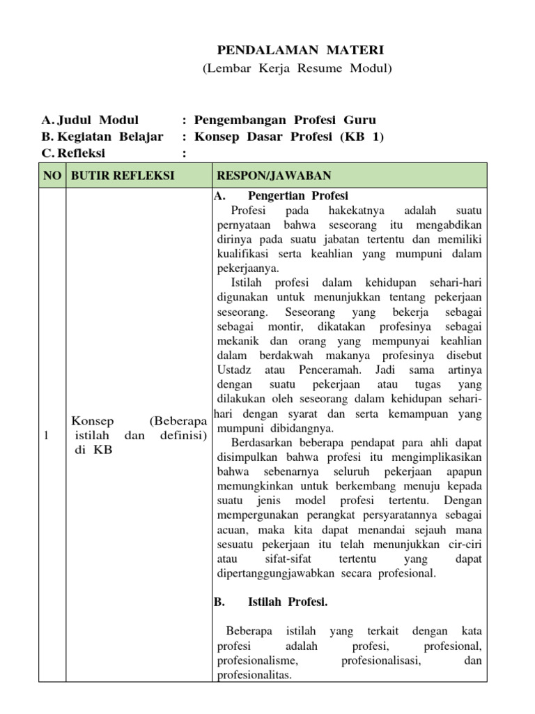 KB 1 LK - Resume PPG 2022 | PDF