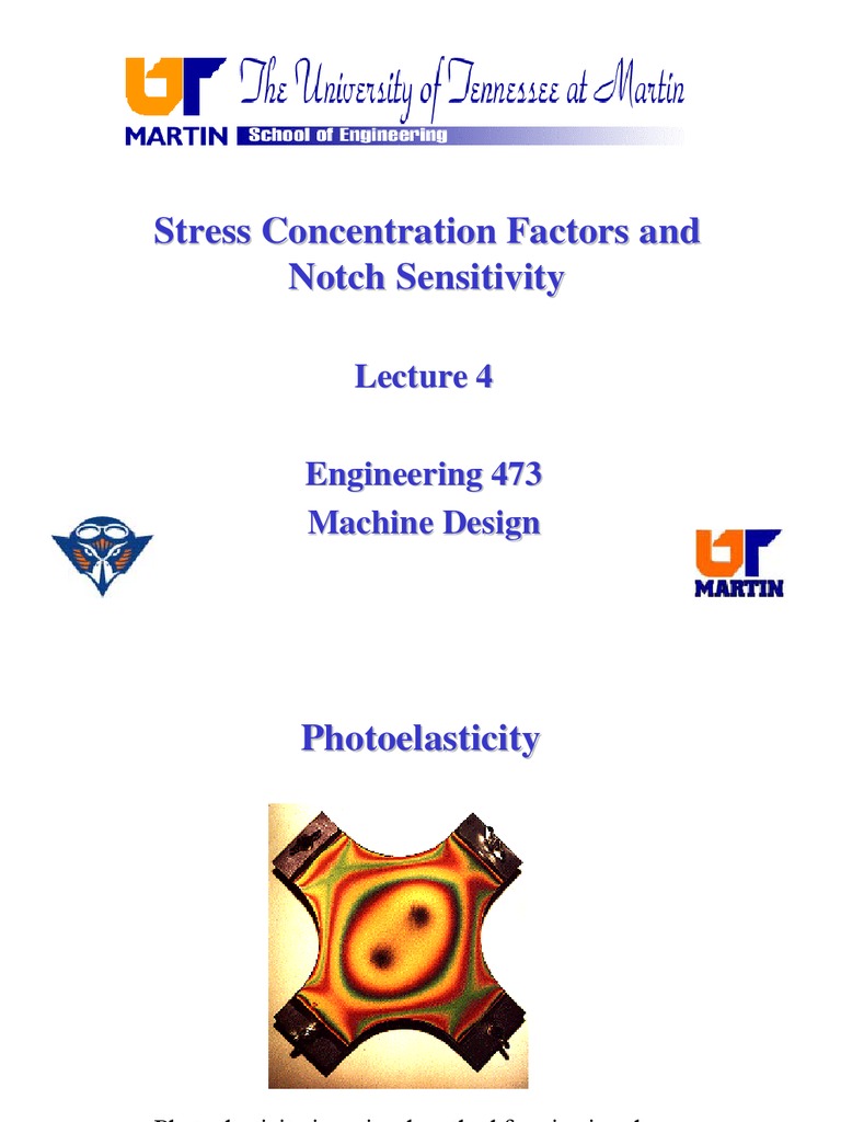 Notch Sensitivity and Stress Factors | PDF | Stress (Mechanics) | Bending
