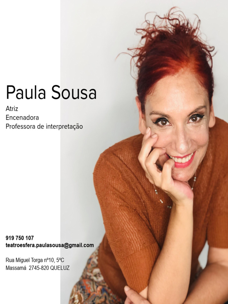 Paula Sousa - Portefolio | PDF | Teatro