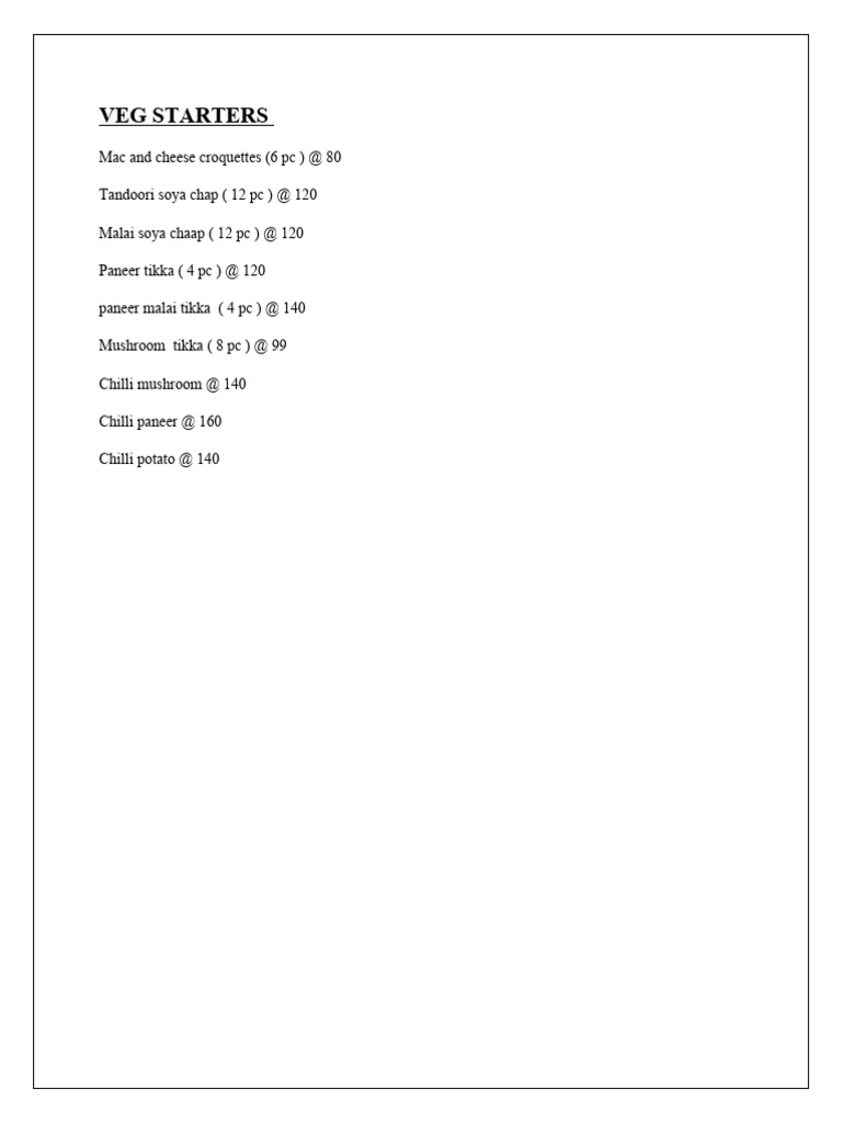 Holi Menu Stall | PDF | Prepared Foods | Asian Cuisine