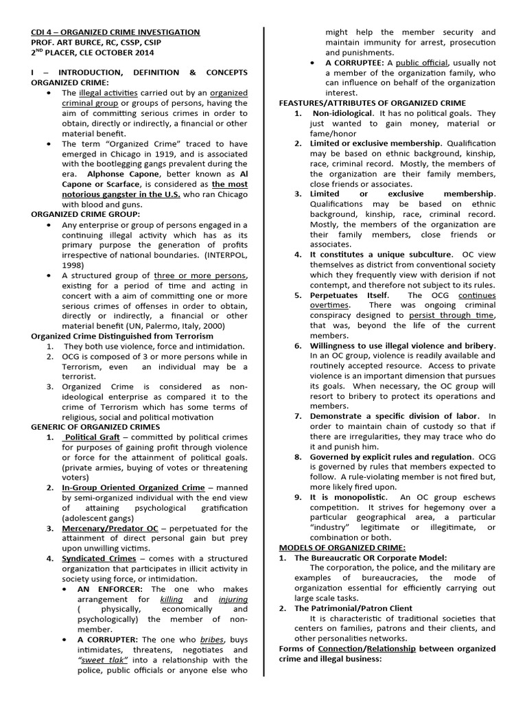 Cdi 4 | PDF | Human Trafficking | Organized Crime