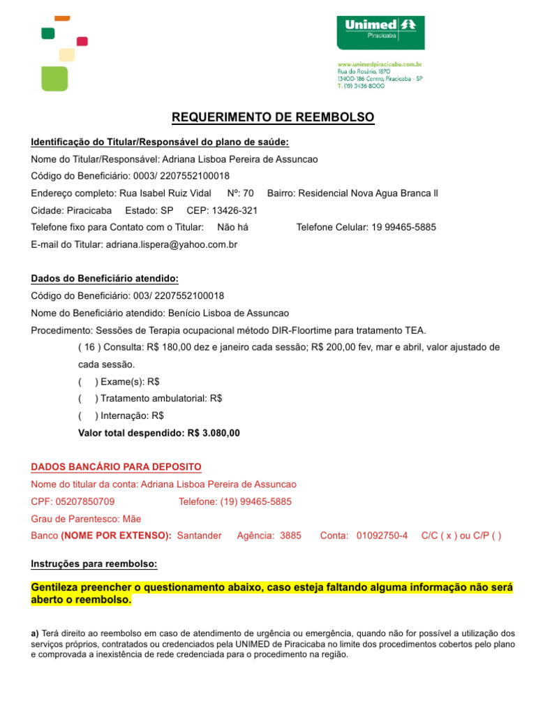 Lene Reembolso | PDF | Sistema de saúde | Remédio