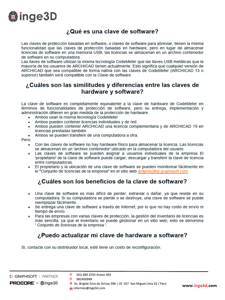 Diferencias Entre Clave de Software y Hardware | PDF | Hardware de la computadora | Software