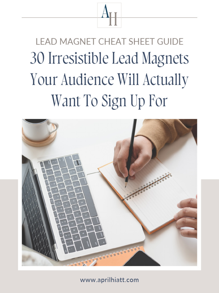 Lead Magnet Cheat Sheet Guide | PDF | Cognition