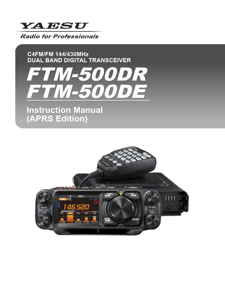 FTM-500DR de Aprs Eng 2304-A | PDF | Global Positioning System | Information And Communications ...