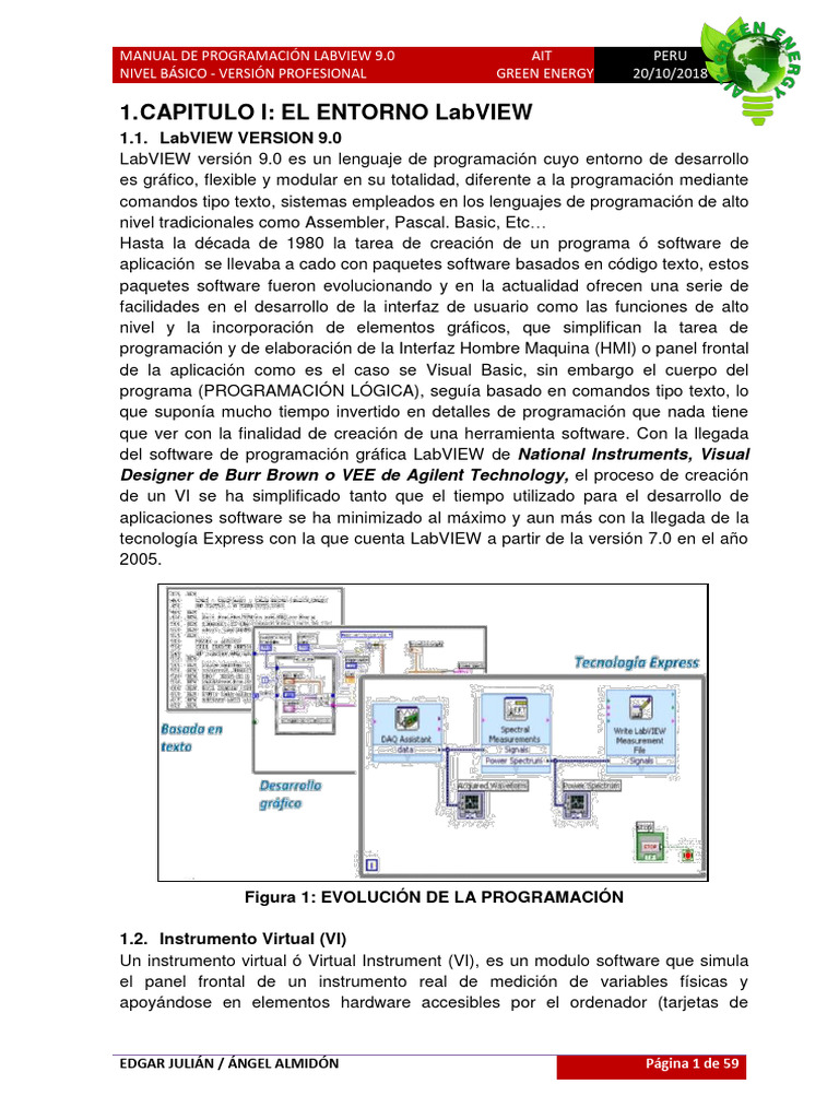 Entorno Labview | PDF | Programación de computadoras | Informática