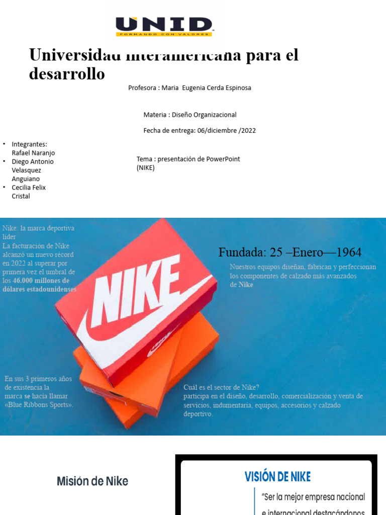 Presentación (Nike) | PDF