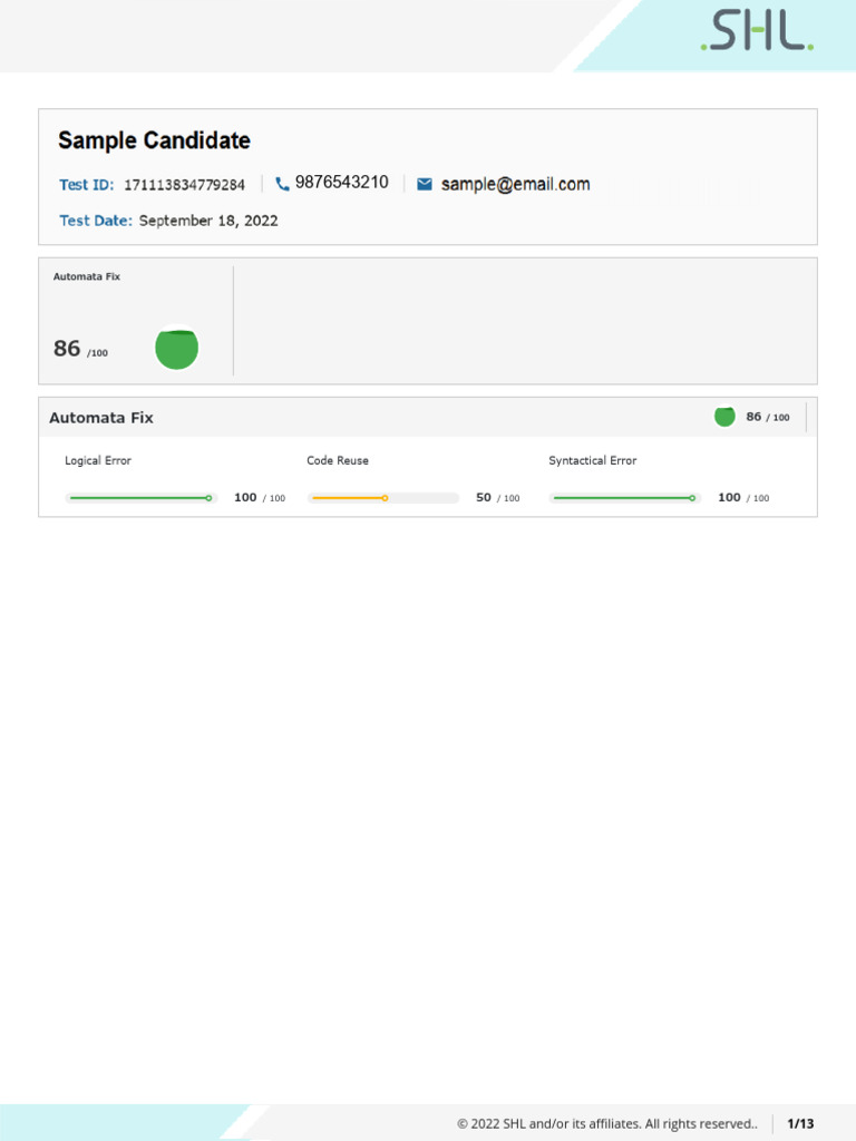 Automata Fix Sample Report | PDF | Source Code | Debugging