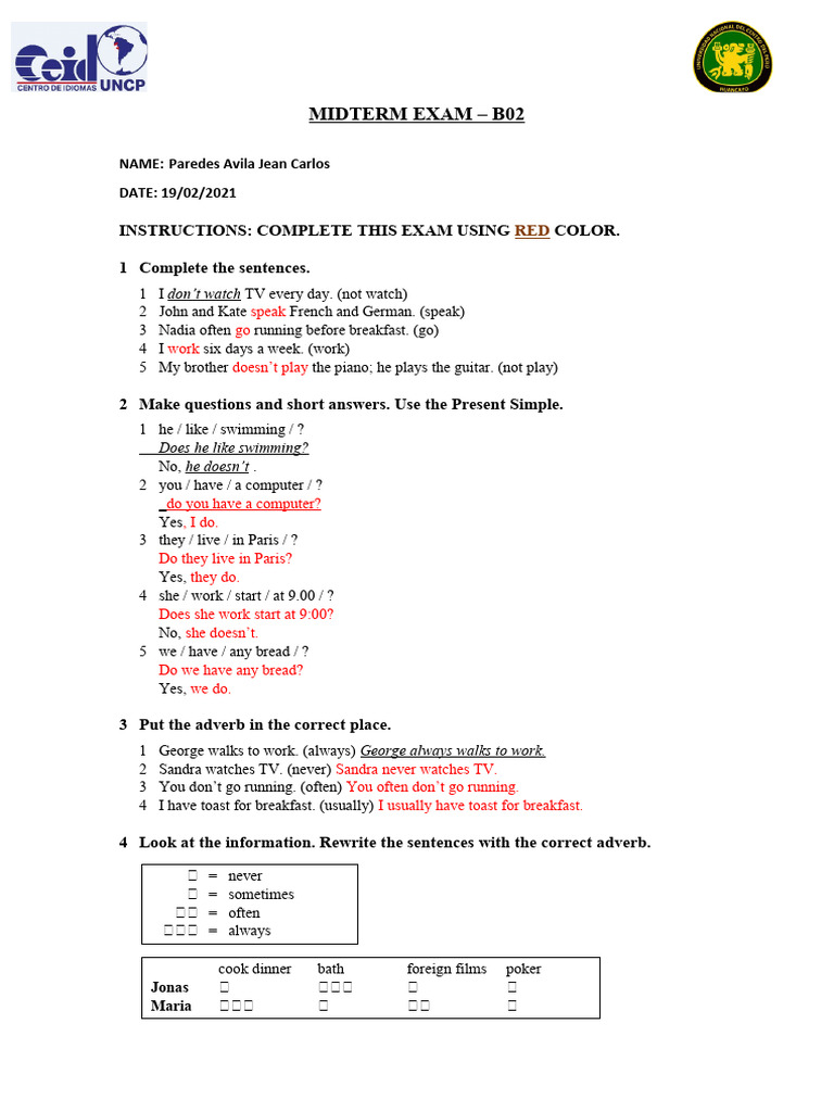 Midterm Exam b02 | PDF