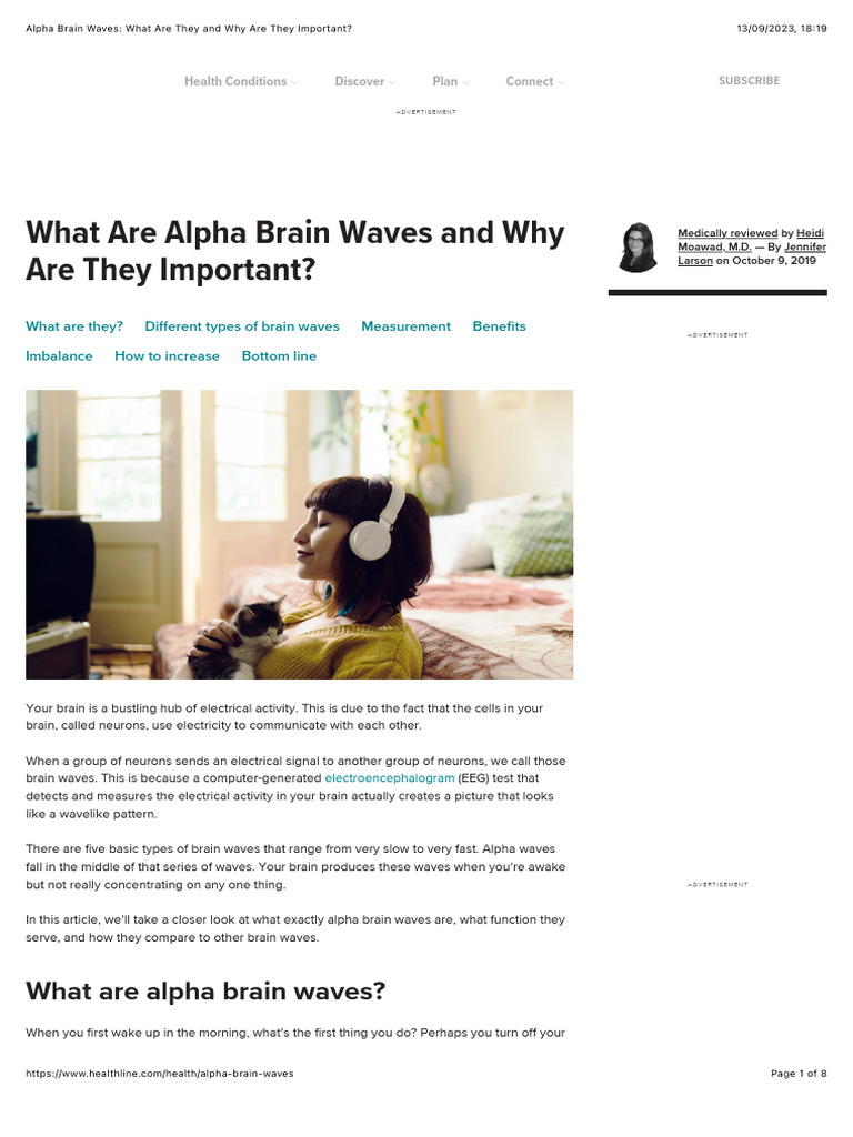 Alpha Brain Waves: What Are They and Why Are They Important? | PDF