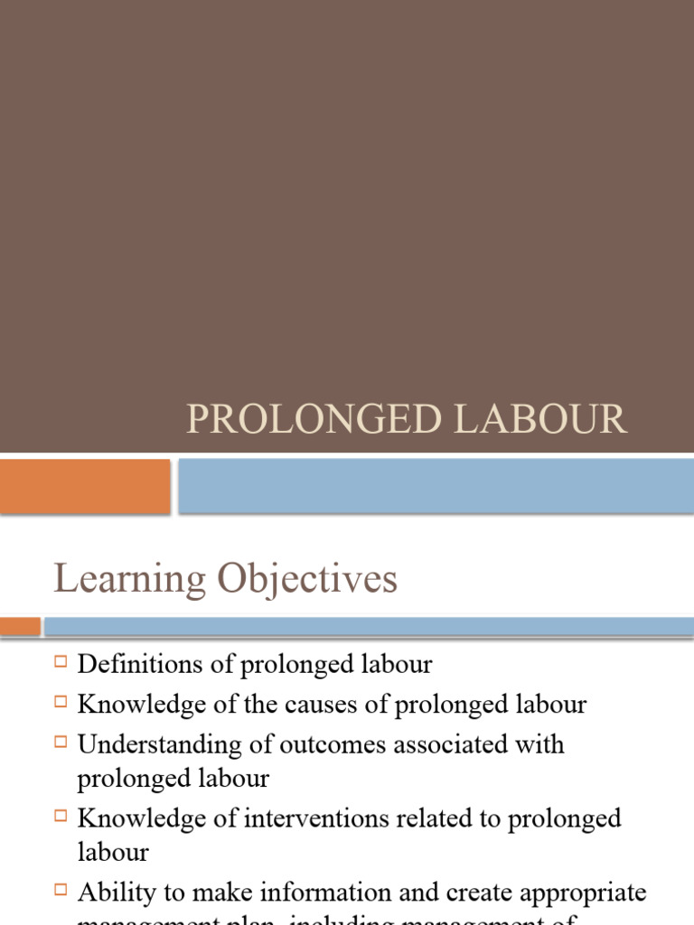 Prolonged Labour-RM-pnn5 | PDF