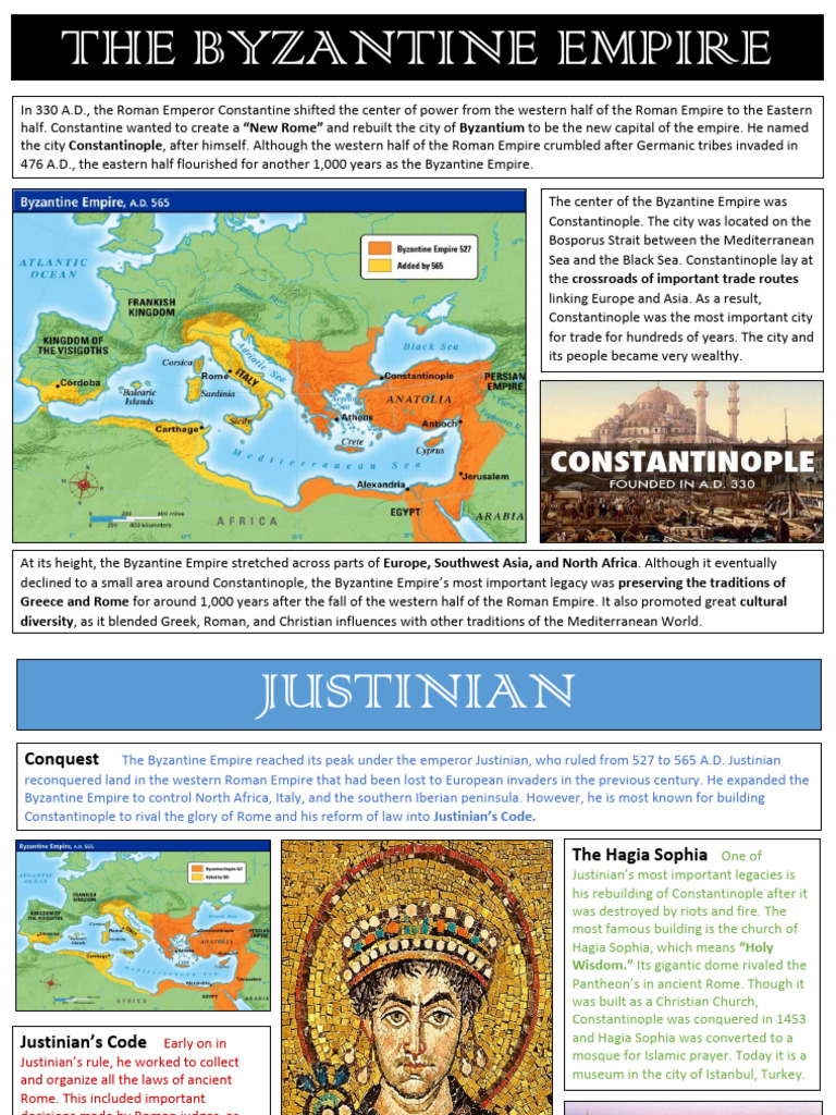 Overview of the Byzantine Empire | PDF | Travel