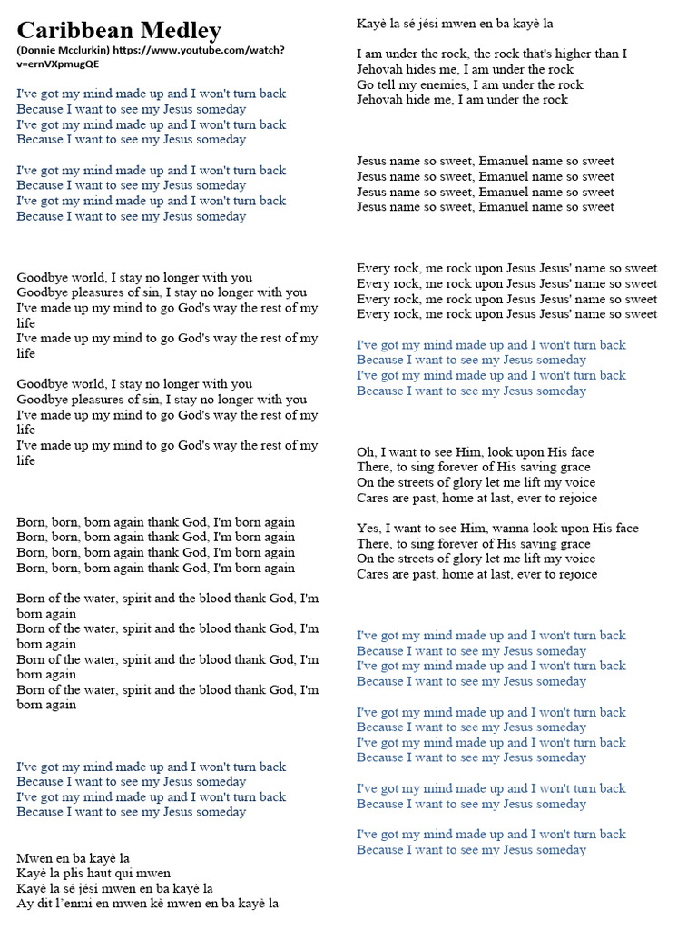 Caribbean Medley | PDF