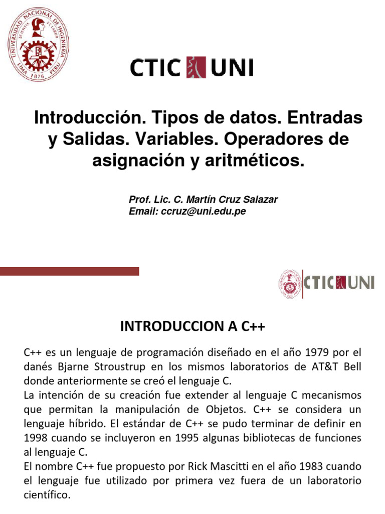 Sesion 1 | PDF | C ++ | C (lenguaje de programación)