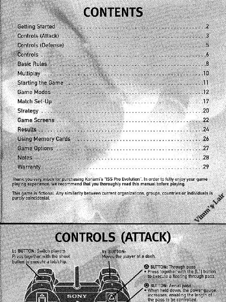 ISS Pro Evolution | PDF