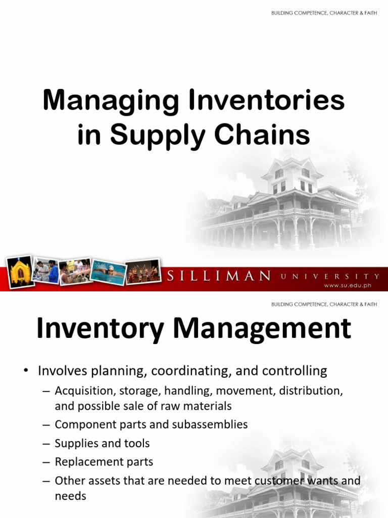 CH 12 - Managing Inventories in Supply Chains | PDF | Inventory | Logistics