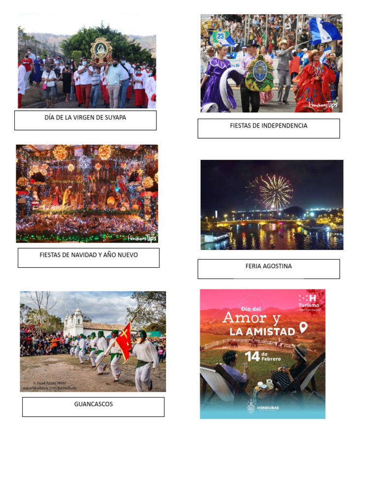Celebraciones y Fiestas en Honduras | PDF