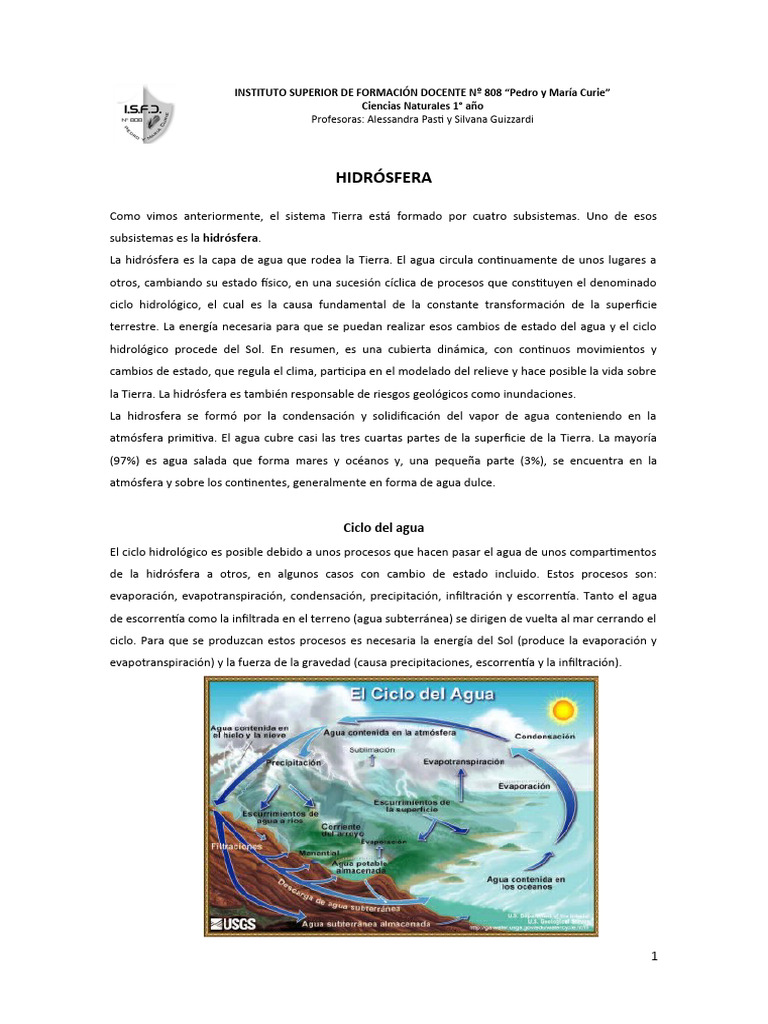 Hidrosfera | PDF