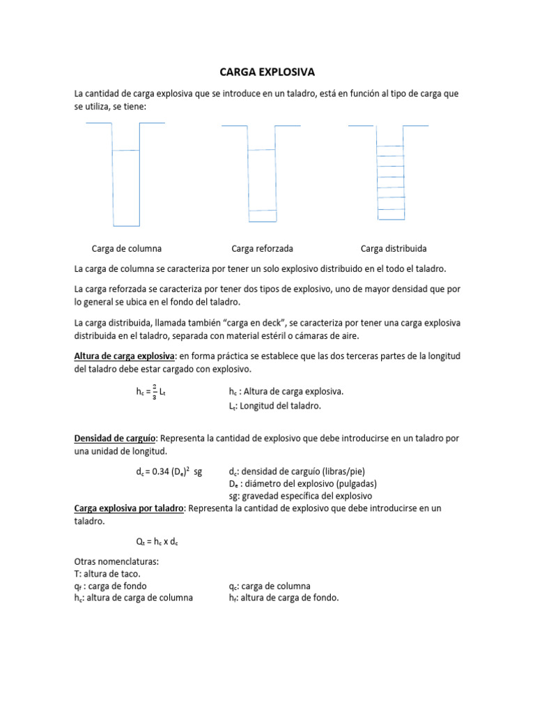 Carga Explosiva 1 | PDF