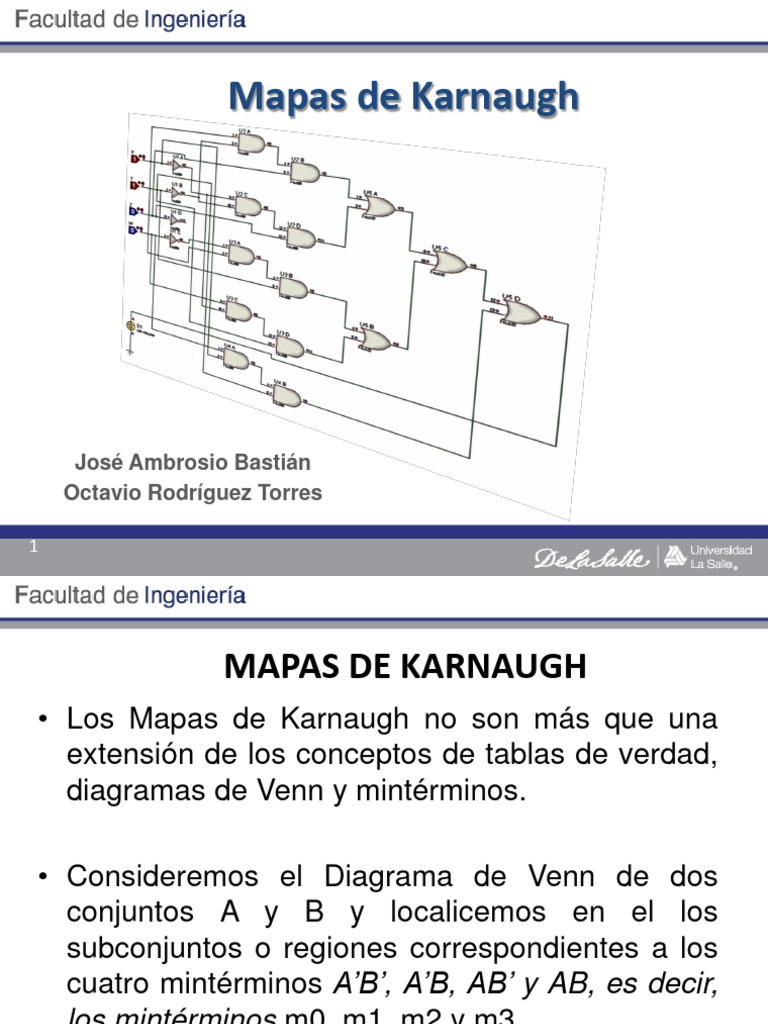 2.3 Mapas K | PDF | Aritmética | Álgebra de Boole