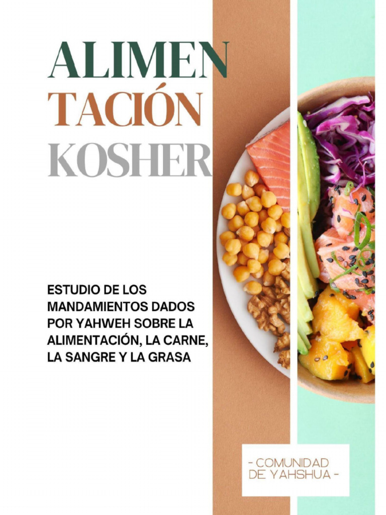 Guía sobre la dieta kosher según la Torah | PDF | Libro de levítico ...