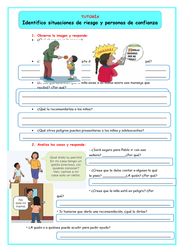 Prevención de Riesgos para Niños | PDF