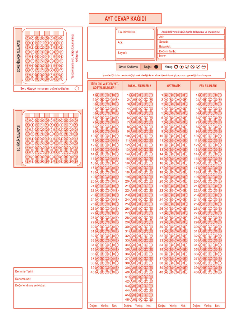Ayt Optik Form | PDF