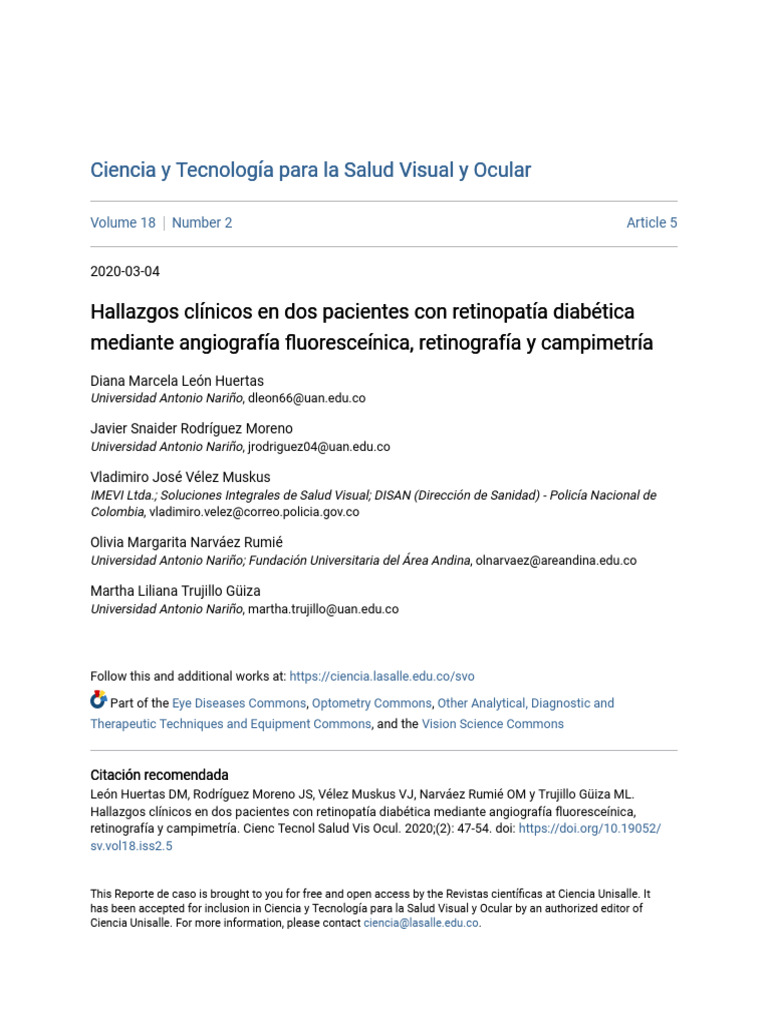 Ciencia y Tecnología para La Salud Visual y Ocular Ciencia y Tecnología ...