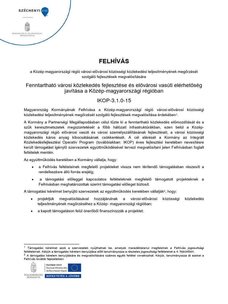 IKOP-3 1 0-15 - Felhivas | PDF