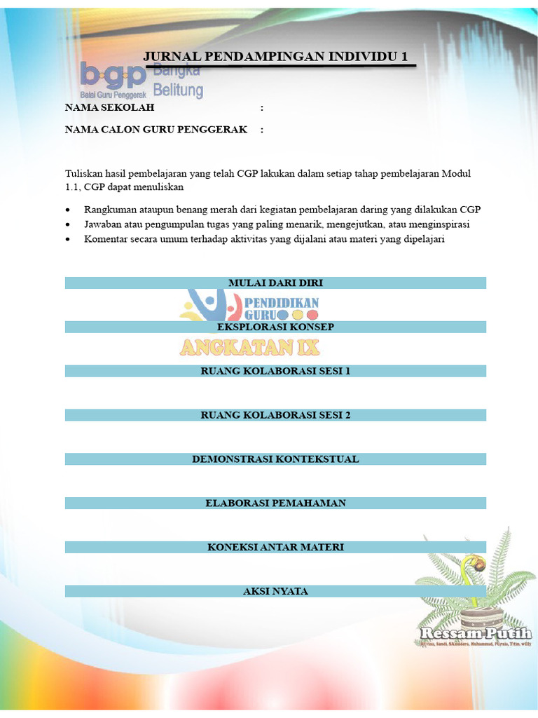 Jurnal Pendampingan Individu 1 | PDF | Komputer