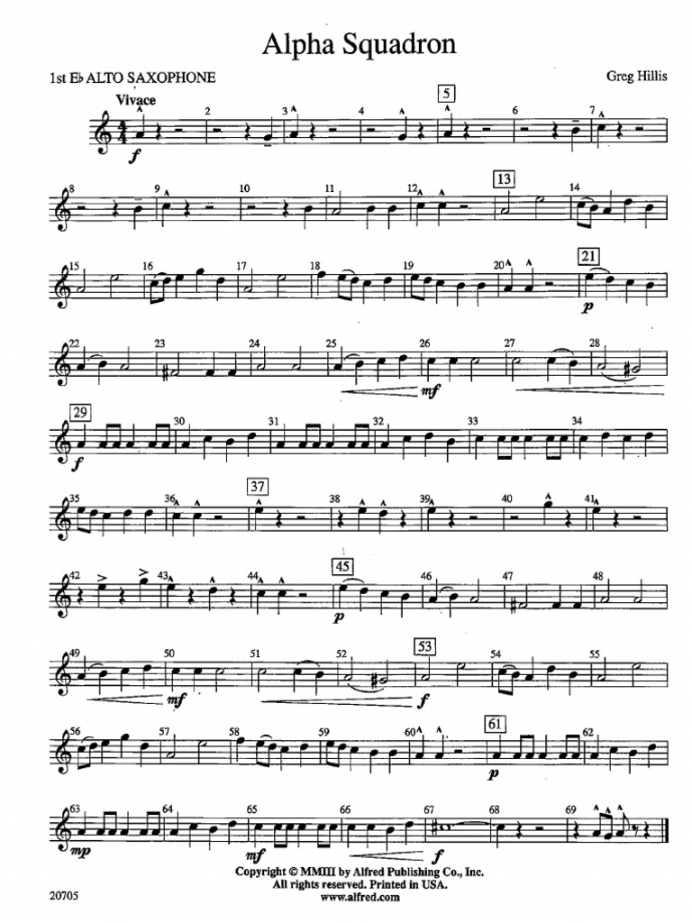 Alpha Squadron - Alto | PDF