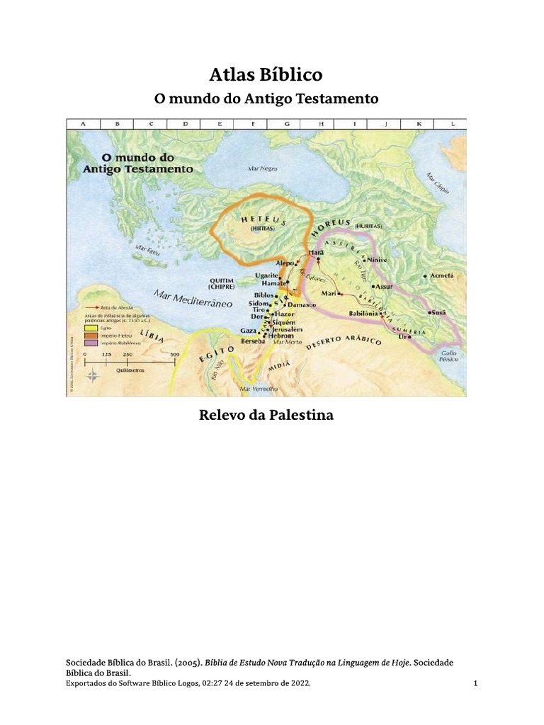 Mapas Do Antigo Testamento Pdf