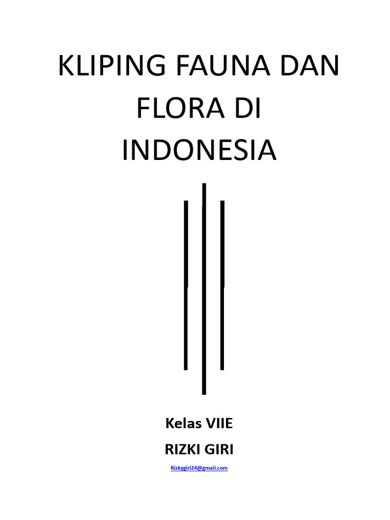 Kliping Fauna Dan Flora Di Indonesia | PDF