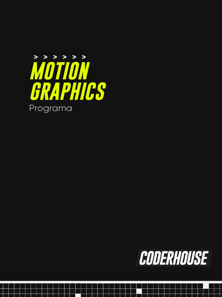 Motion Graphics | PDF | Plan de estudios | Diseño gráfico
