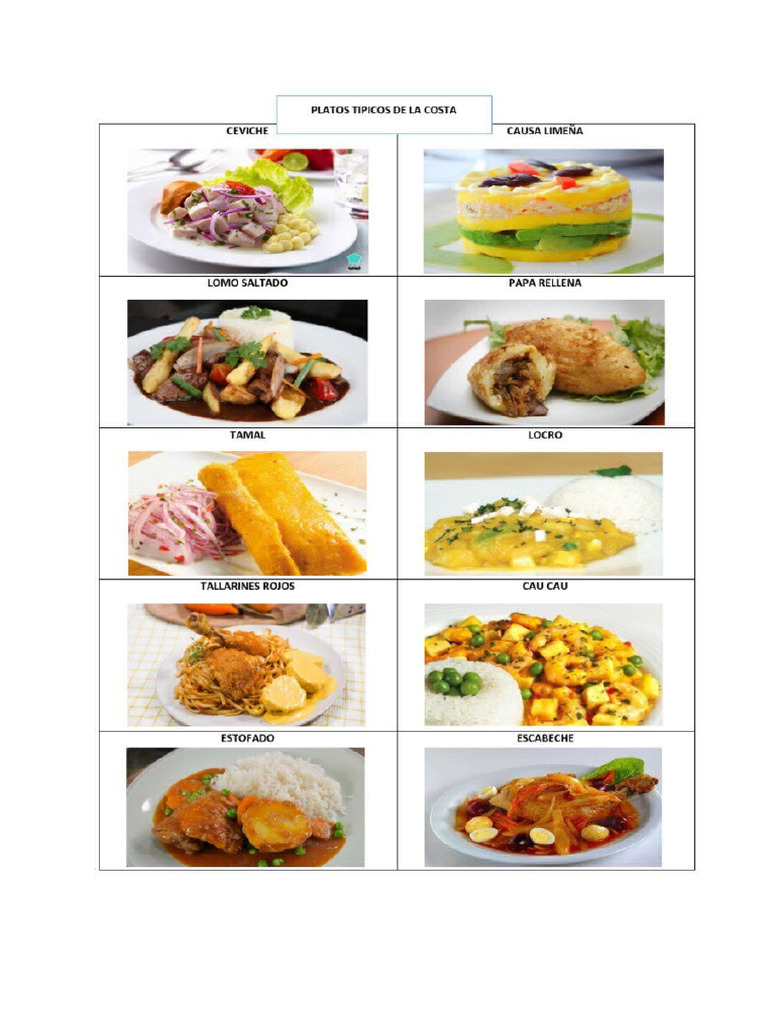 comida peruana | PDF