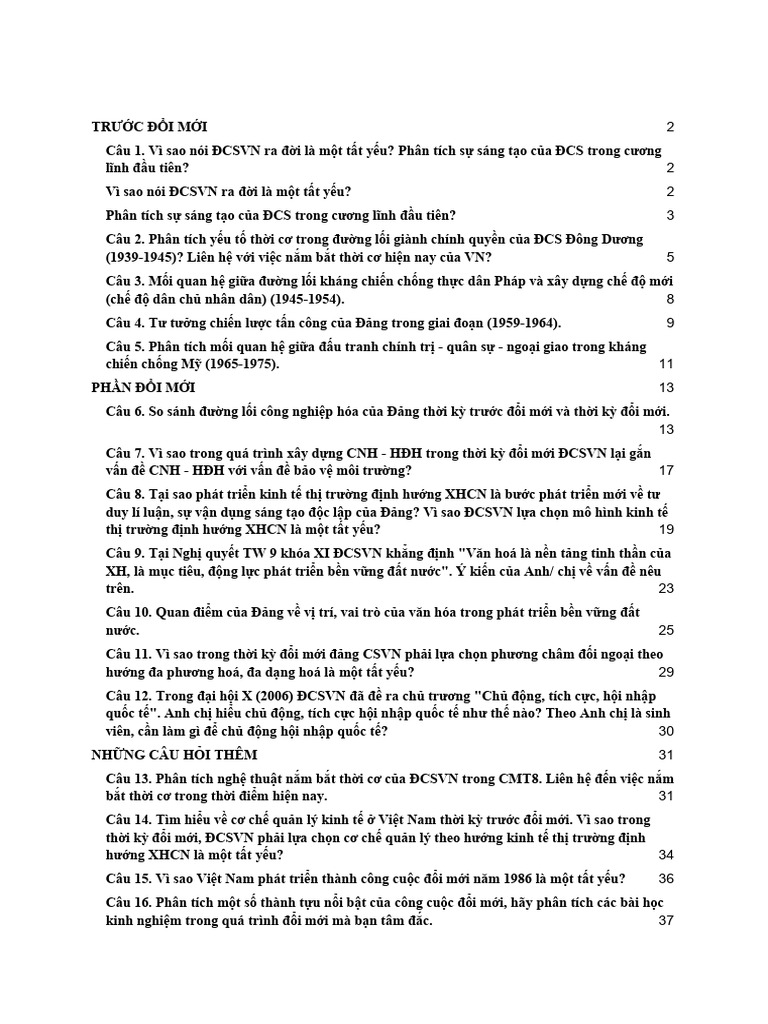 Lich Su Dang Cong San Viet Nam | PDF