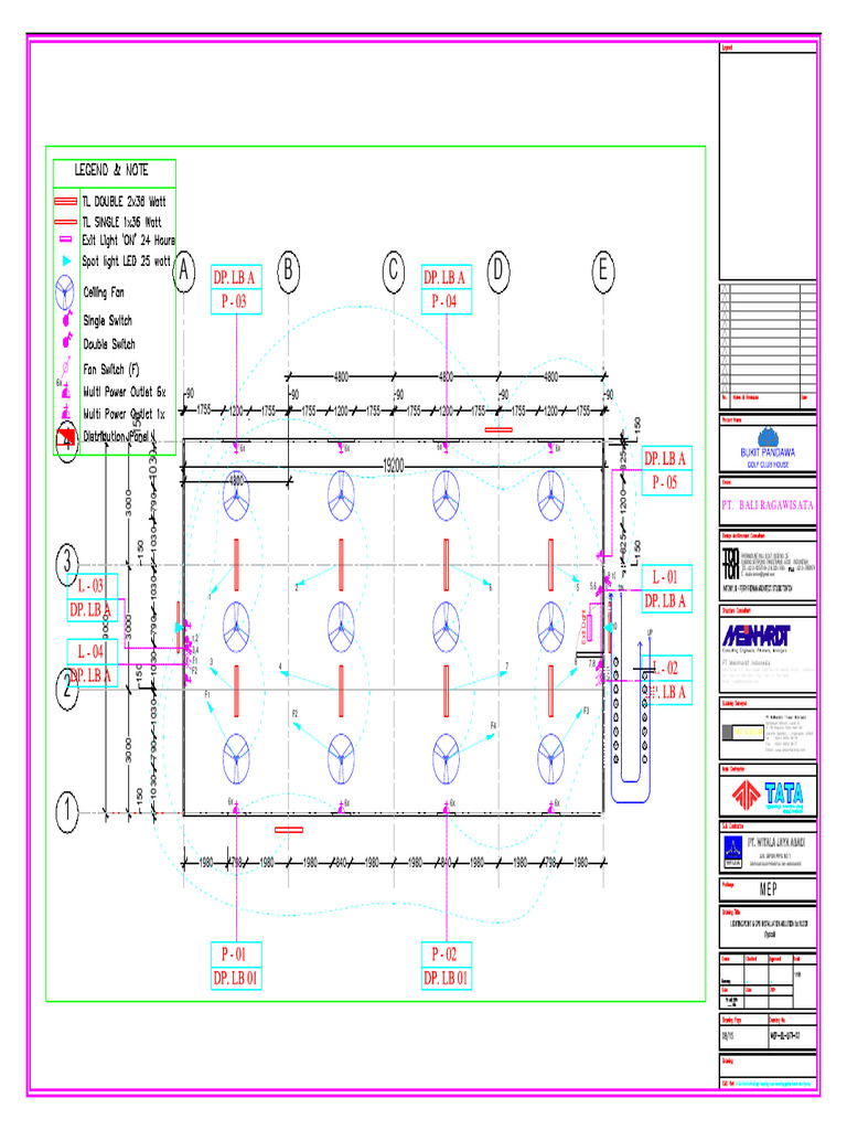 Me Lighting & Gpo Ablution 1st Floor | PDF | Indonesia