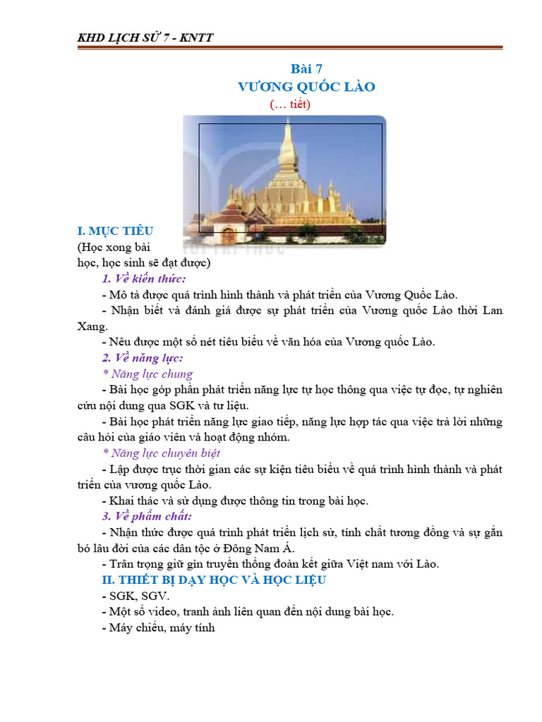 Bài 7 - LS7 - KNTT V I CS | PDF