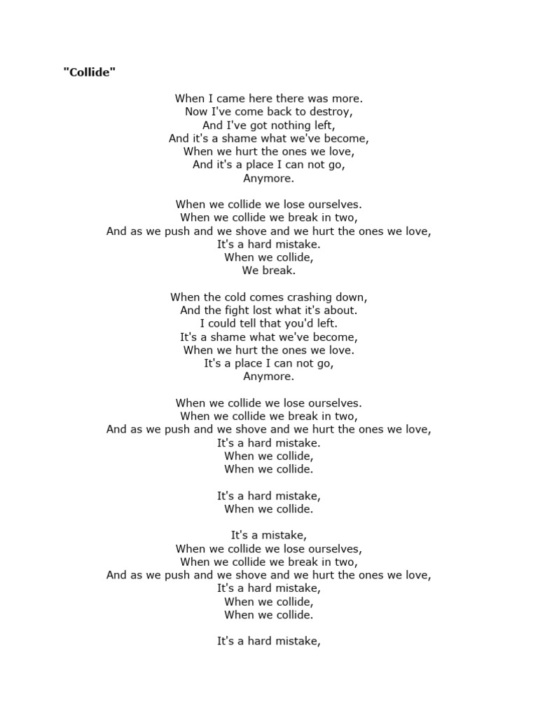 Collide | PDF